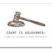 HILARIOUS LAWYER BIRTHDAY Card. Judge card. Law Student.