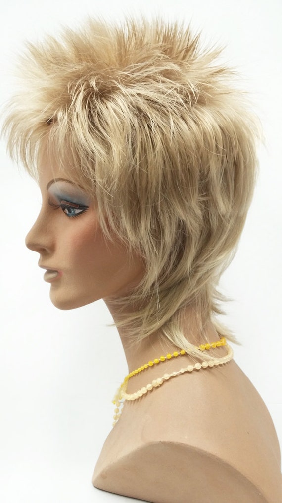 Dirty Blonde Rod Stewart Style Wig. Rocker Wig. 10-60-Rod-24