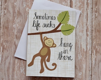 Hang in there cards | Etsy