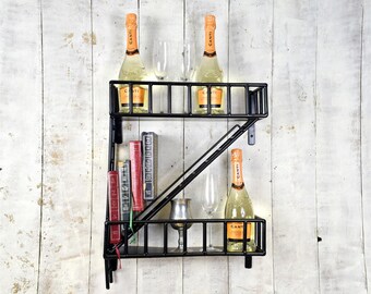 Industrial wine rack | Etsy
