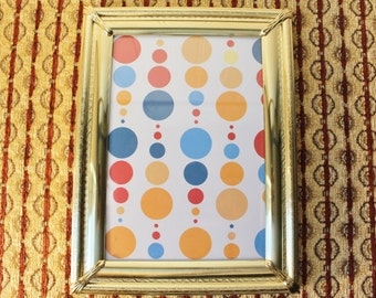 Gold metal frame | Etsy