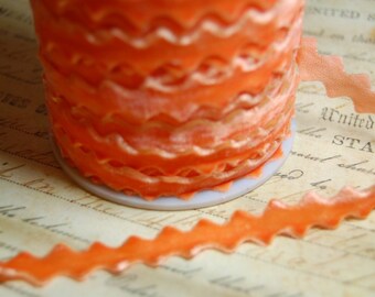 Buttercup Yellow Velvet Ric Rac 3/8 wide