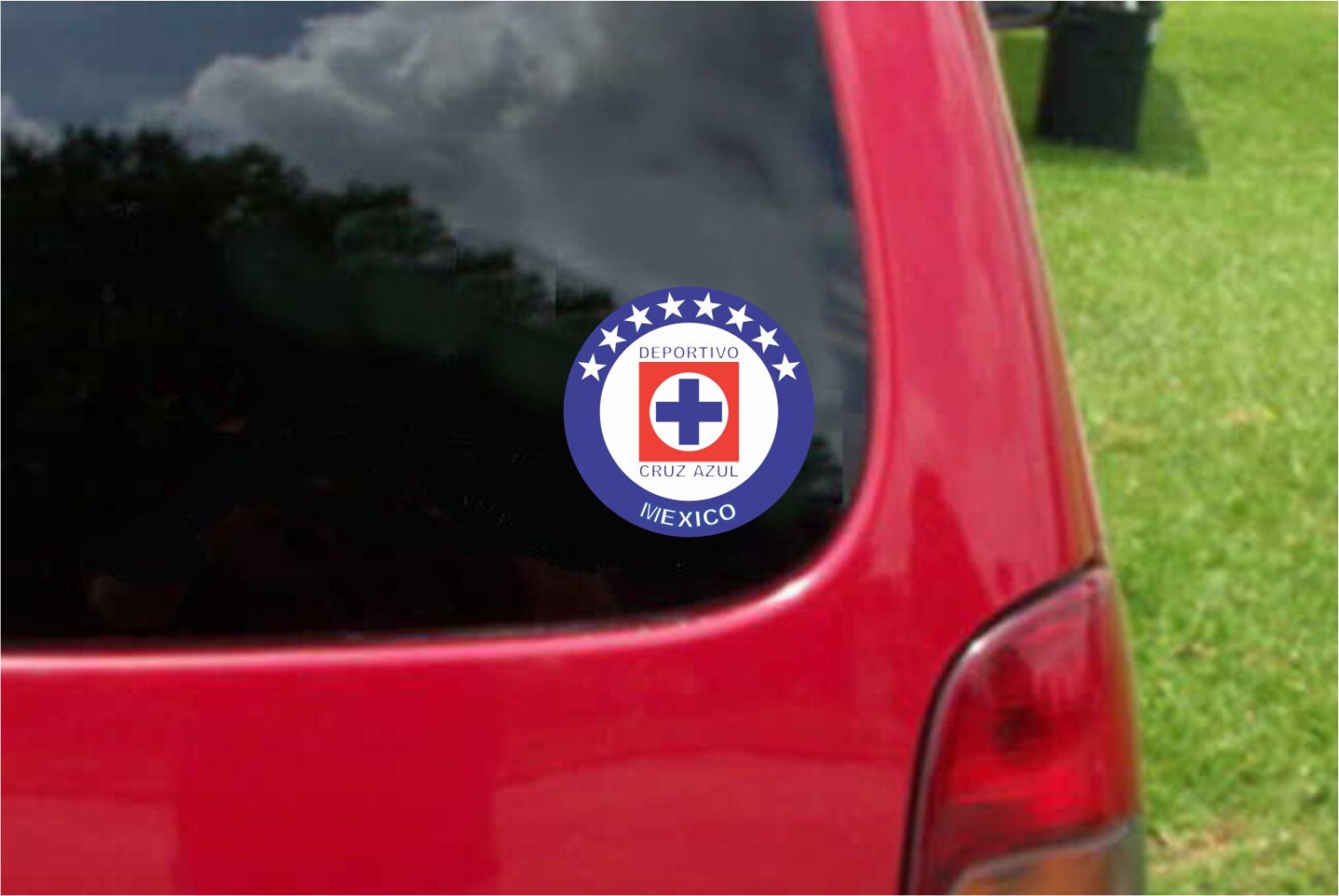 2 Pieces Cruz Azul La Maquina Futbol Mexico Decals Stickers