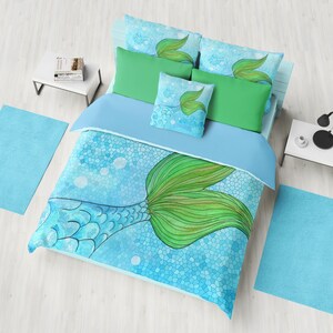 Mermaid comforter | Etsy