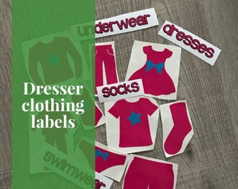 Dresser labels | Etsy