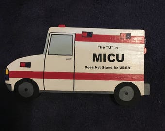 1:25 scale model resin Emergency paramedic Squad 51