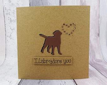 Labrador card | Etsy
