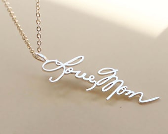 Handwriting jewelry | Etsy