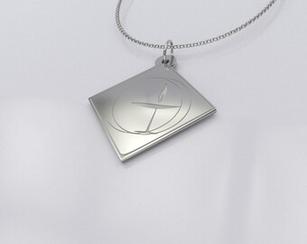 Flaming Chalice Pewter Pendant Unitarian Universalist