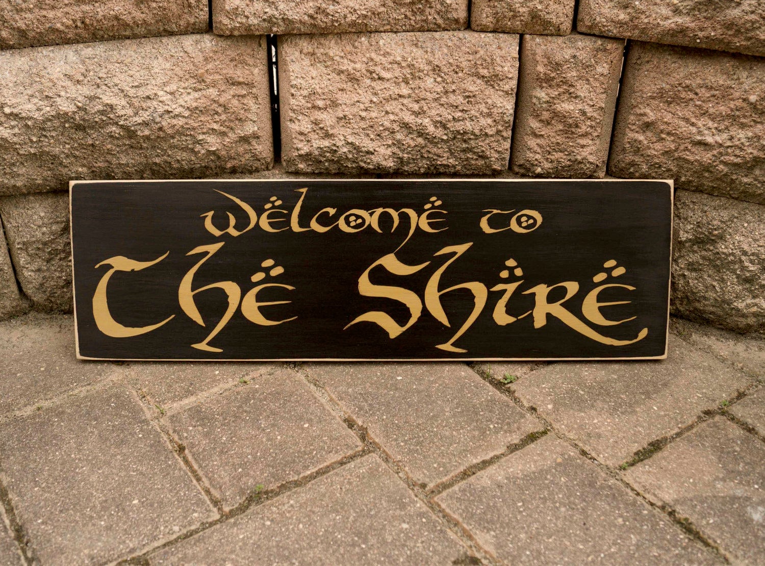 Welcome to The Shire Lord Of The Rings Sign LOTR Hobbits