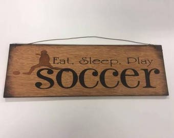 Soccer sign | Etsy