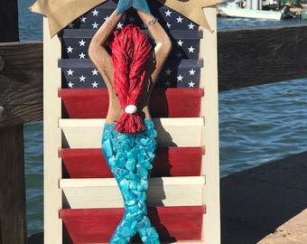 Mermaid wall hanging | Etsy