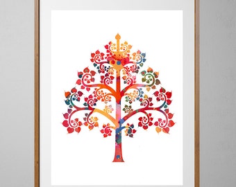 Tree of life poster | Etsy
