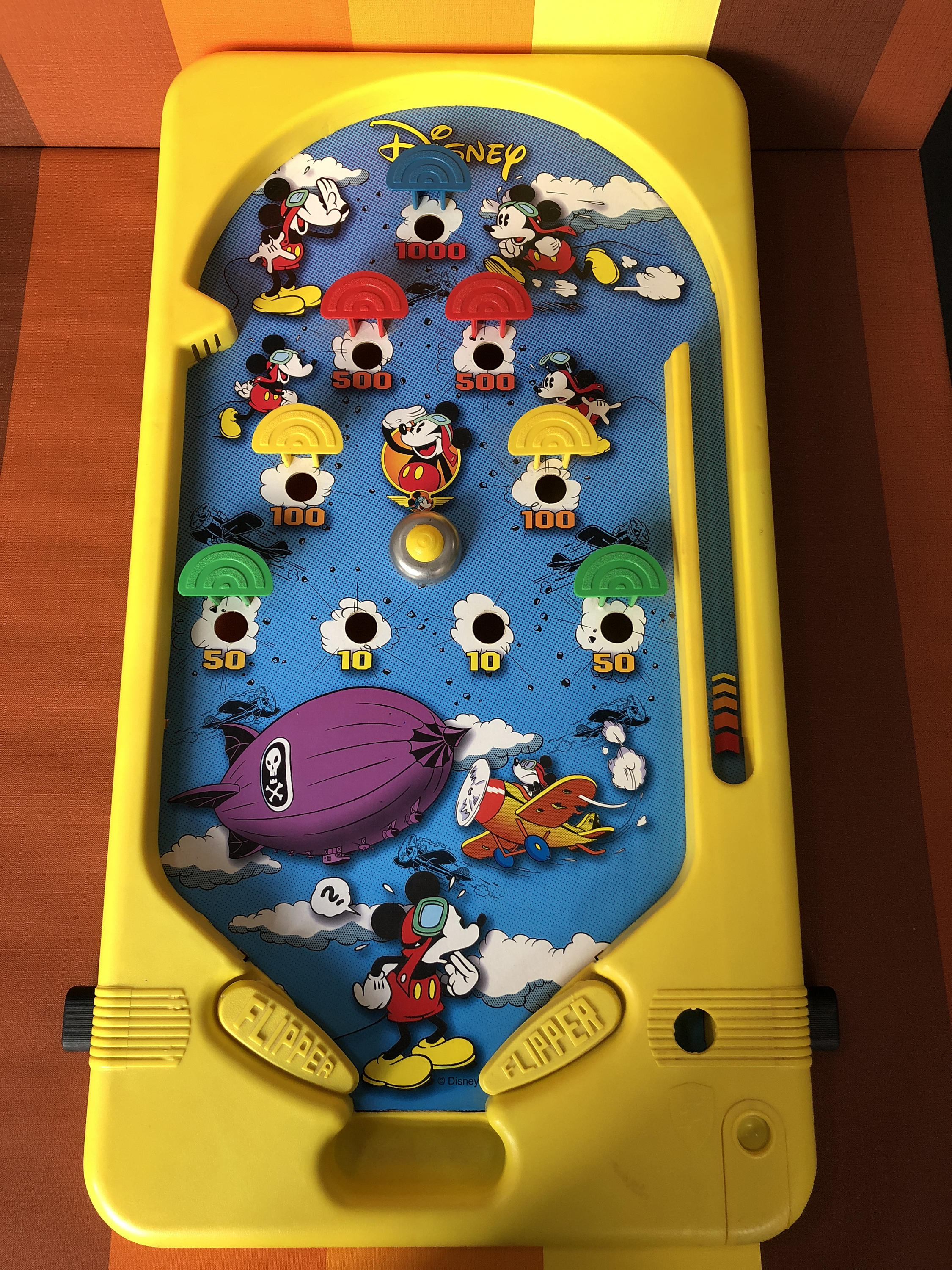 Vintage Arcofalc Pinball Machine Game Micky Mouse Walt Disney