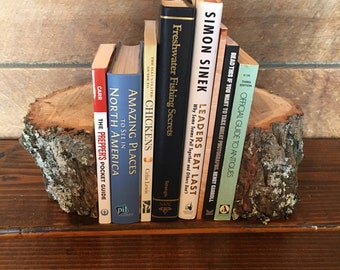 Wooden bookends | Etsy