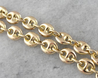 3ft Antique Gold Toned Anchor Link Chain 3 Feet CHN-652