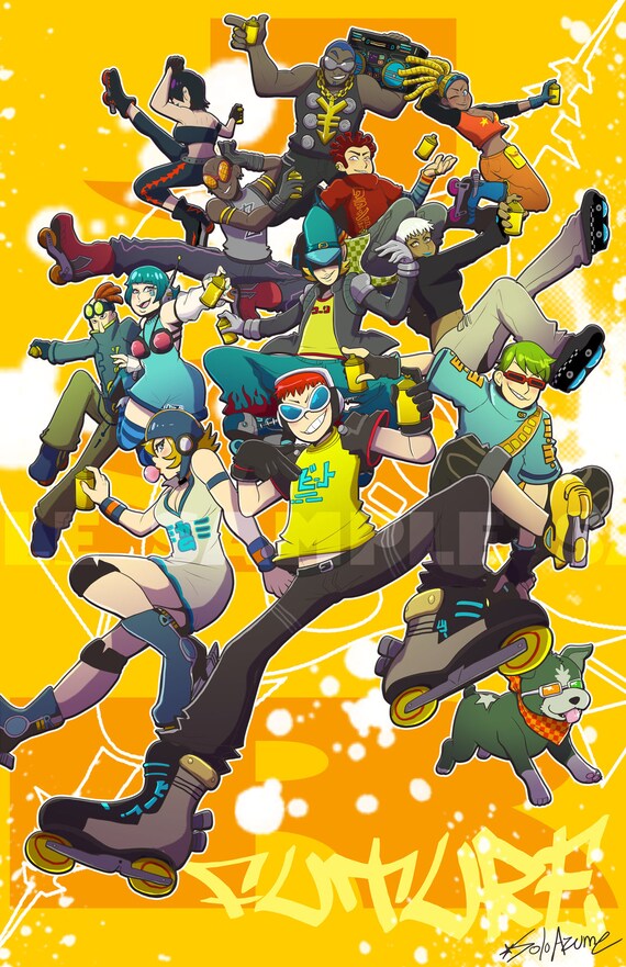 JET SET RADIO Future Poster