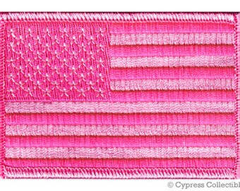 United States OUTLINE SHAPE PATCH American Flag embroidered