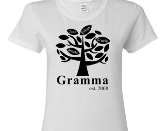 Family tree t shirt | Etsy