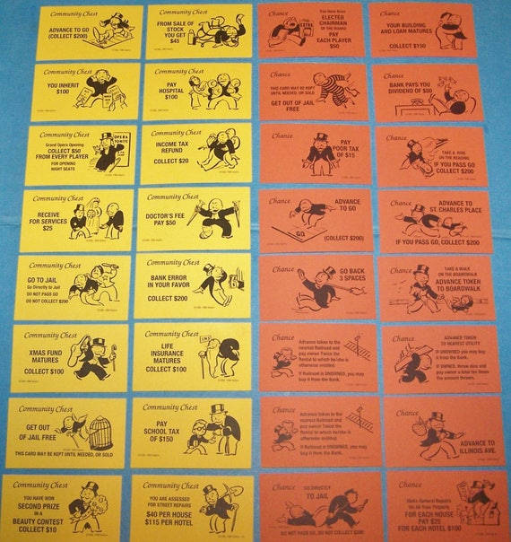 How Many Chance And Community Chest Cards Are There In Monopoly