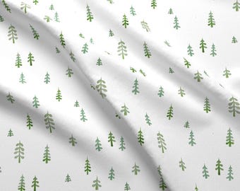 Pine tree fabric | Etsy