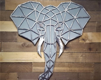 Geometric elephant | Etsy