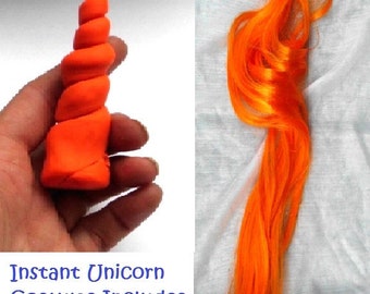 Unicorn Horn and Tail Set Blue MLP Horn Headband 5