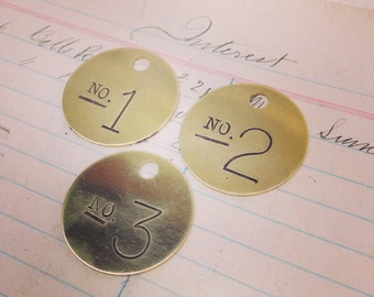 Coat check tags | Etsy