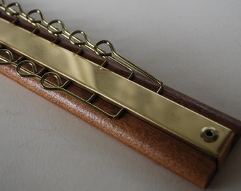 Wood tie rack | Etsy