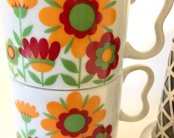 Vintage coffee cups | Etsy