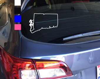 10 Pack Rock Climber Stick Figure Family Vinyl Bumper