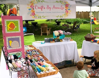 1x6 Foot Vinyl Banner for Craft Show Fair Trade Show Special