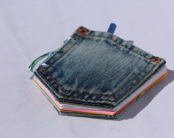 Denim notebook | Etsy