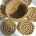 Crochet jute door rug / Jute rope rug / Doormat / Chunky rug