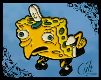 Spongebob pin | Etsy