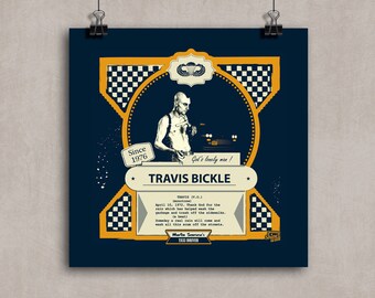 Print 8x10 Travis Bickle Taxi Driver Robert De Niro