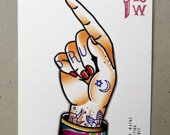 Traditional tattoo flash | Etsy