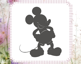 Mickey mouse stencil | Etsy