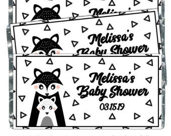 Black and white fox | Etsy