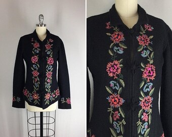 Boiled wool jacket | Etsy