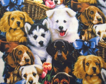 Dog breed fabric | Etsy
