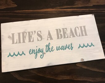 Beach Location Wood Sign Vacation Spot Wood Sign Outer Banks