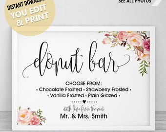 Donut sign | Etsy