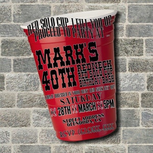 Redneck invitation | Etsy