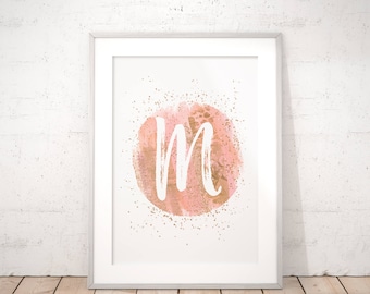Letter m print | Etsy