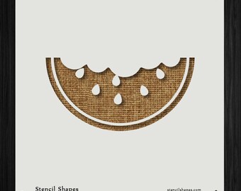 Watermelon stencil | Etsy