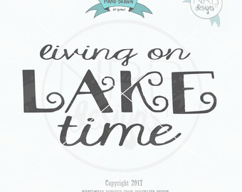 Lake time svg | Etsy