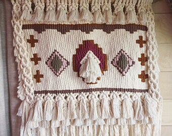 Boho wall hanging | Etsy