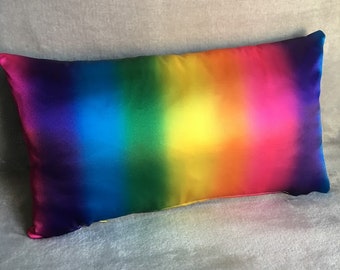 Rainbow pillow | Etsy