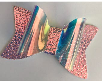 Vinyl hair bow | Etsy